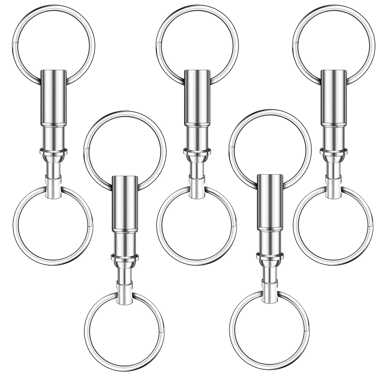 Amazon.com: DUMEALAGR Quick Release Keychain, Detachable Pull Apart Key ...