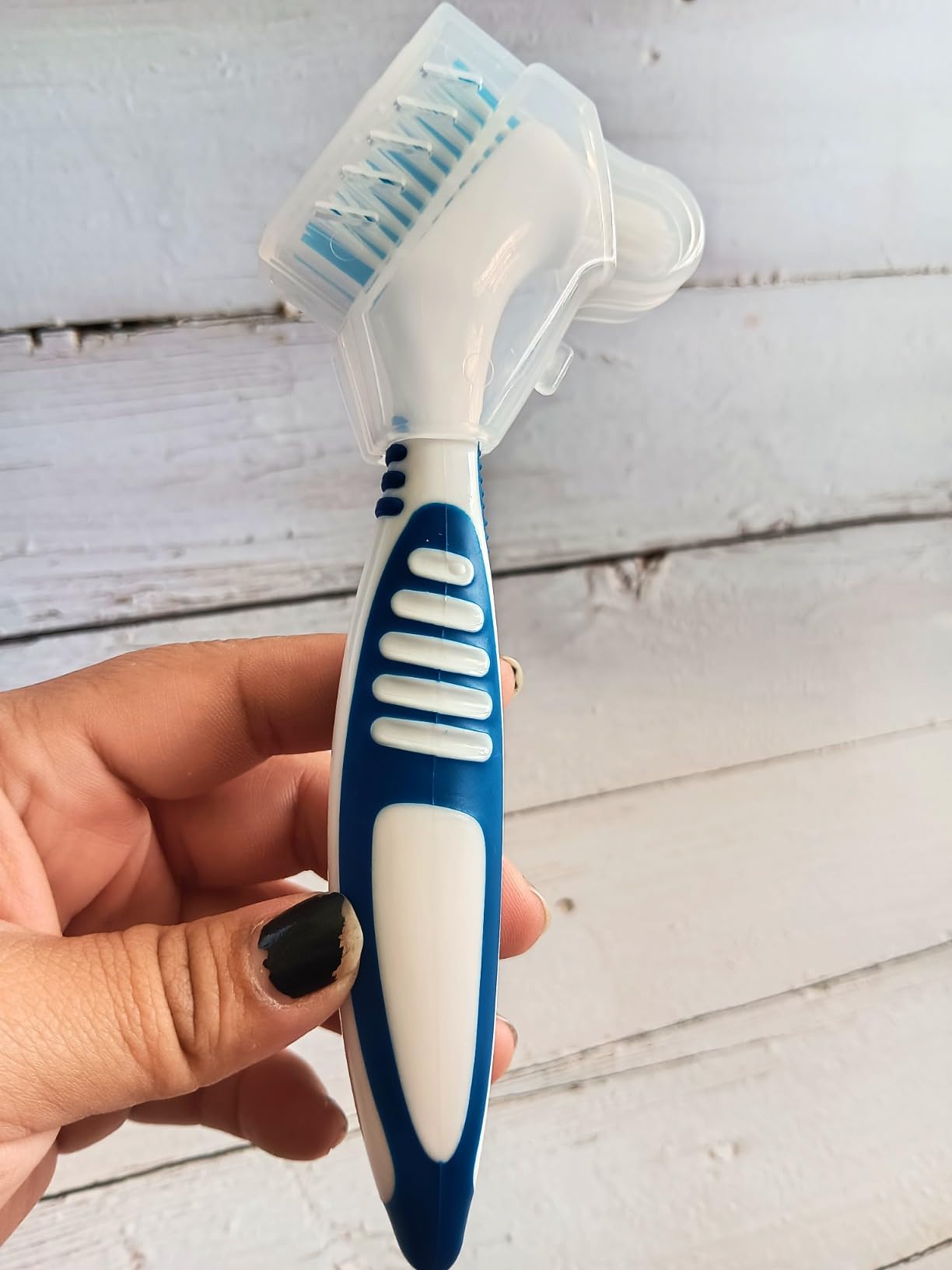 Amazon.com : LIUQIJIA Denture Brush 5PCS Double Sided Denture ...