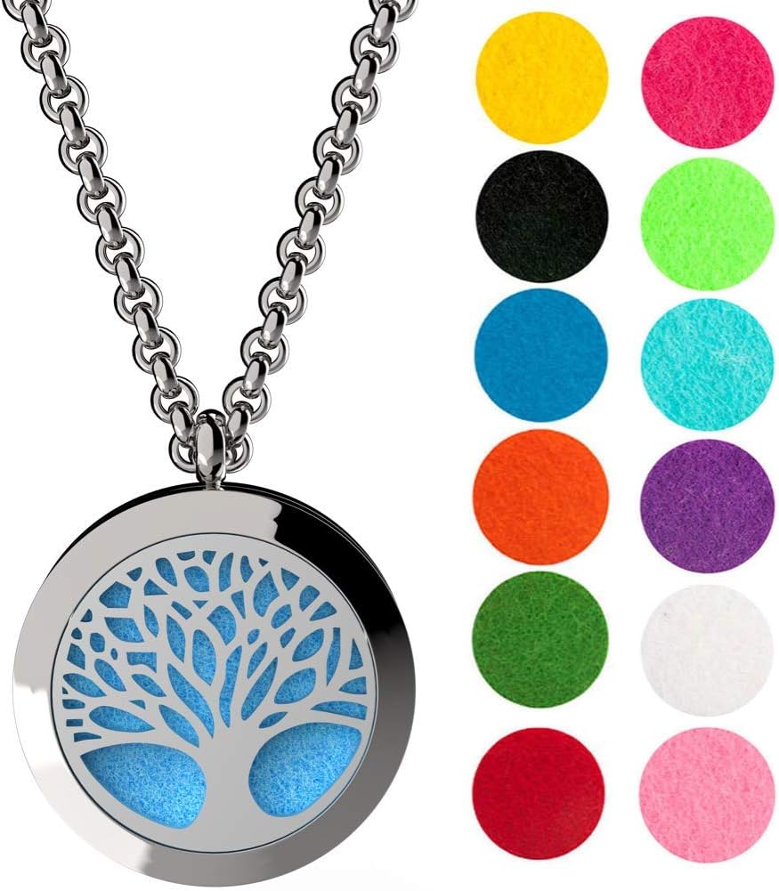 Amazon.com: Plant Guru Essential Oil Diffuser Necklace Set Kit with ...