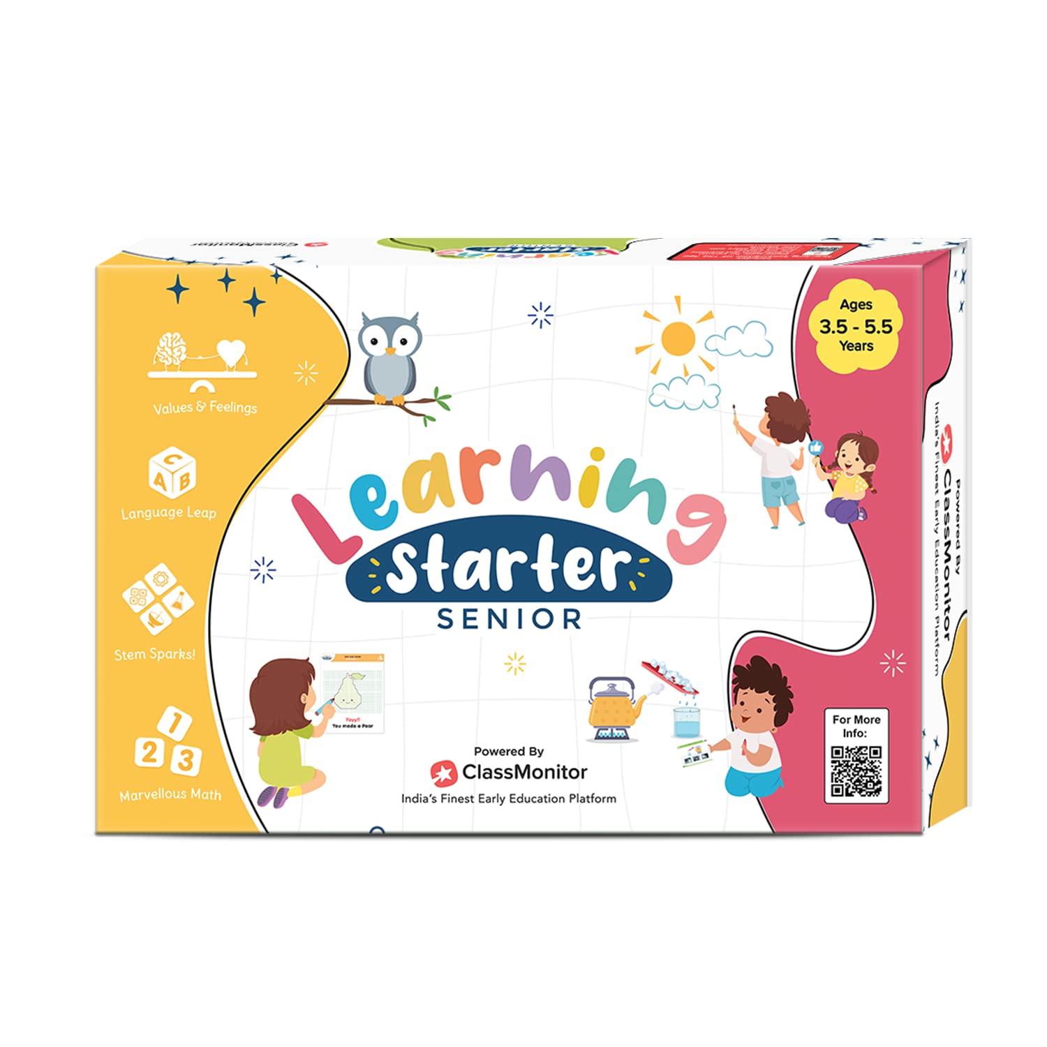 Buy ClassMonitor Learning Education Kit Age 3.5-5.5 Years for Kids with ...