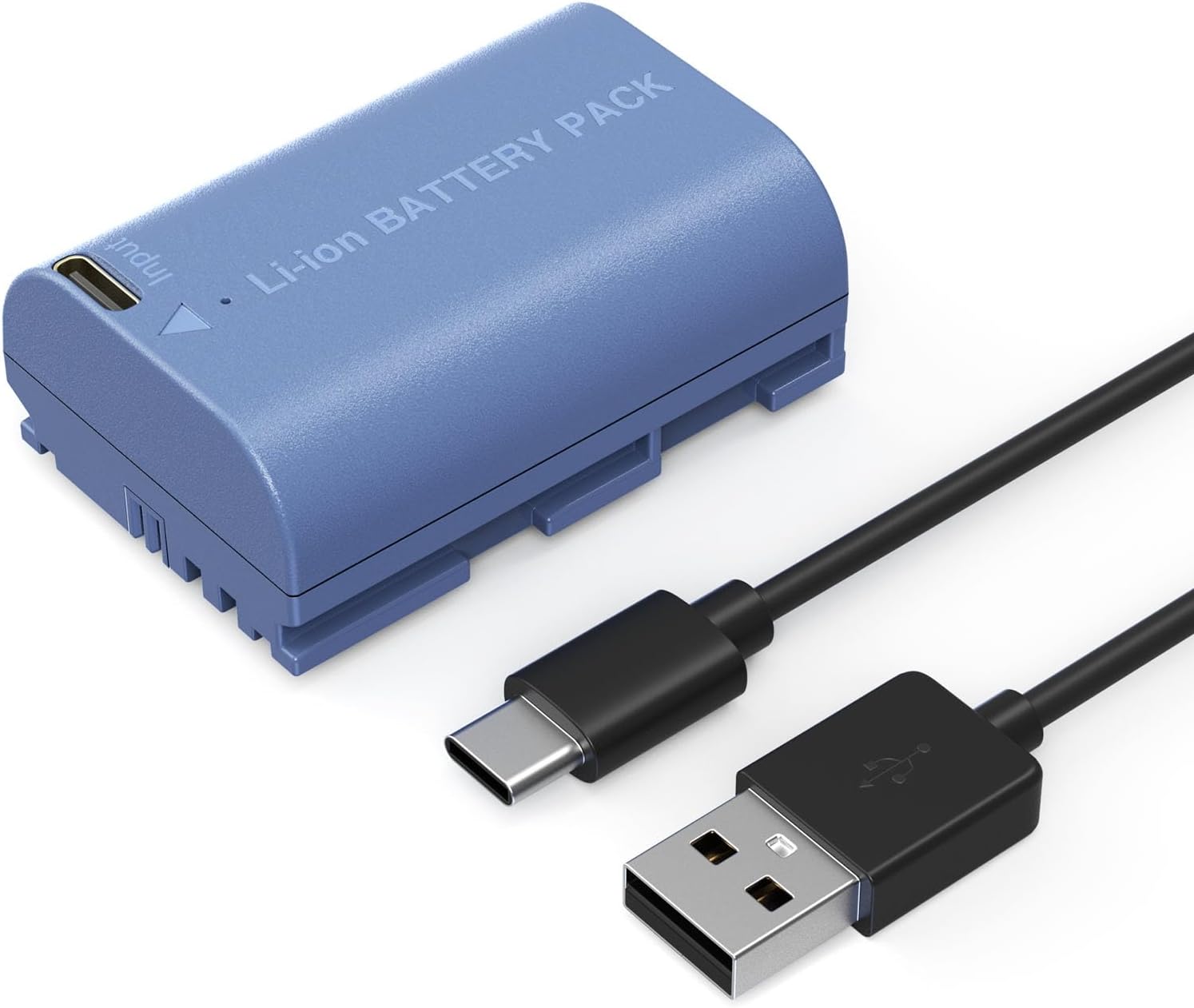 Amazon.com : LP LP-E6, LP-E6N Battery 2-Pack 2600mAh USB-C Charging ...