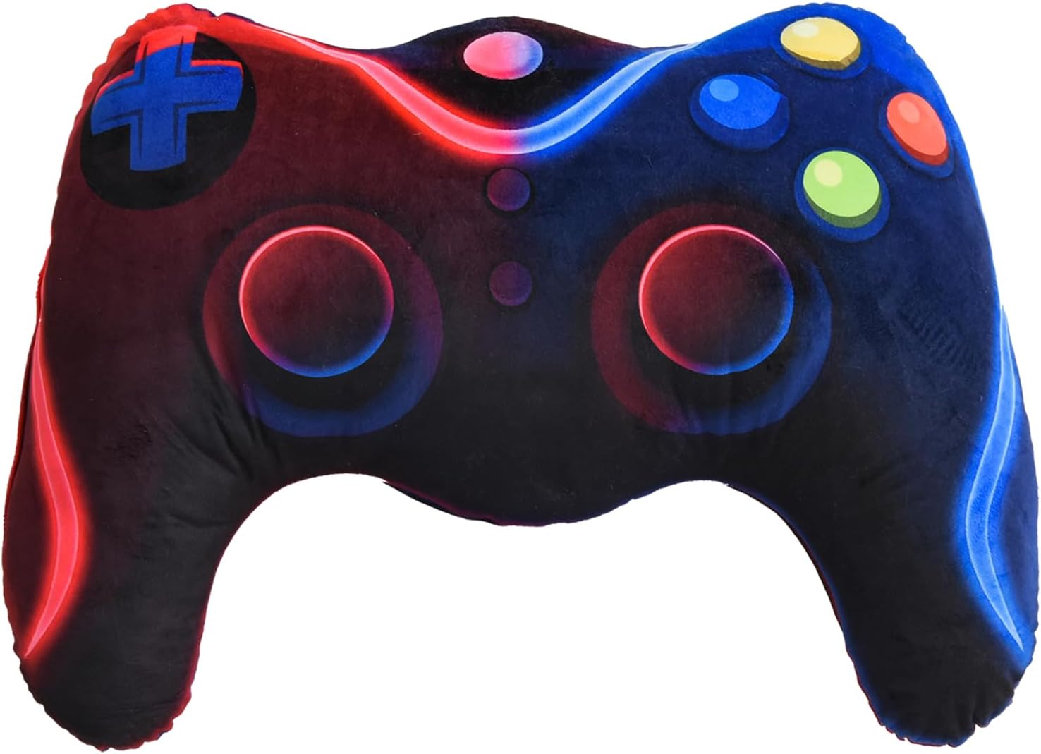 Amazon.com: Top Trenz Black Video Game Controller Shaped Plush Pillow ...