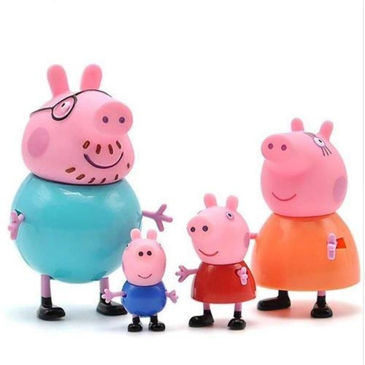 Buy Lipsa Toys Peppa Pig Family Set (4) - Peppa Pig Toys 4-Figure in ...