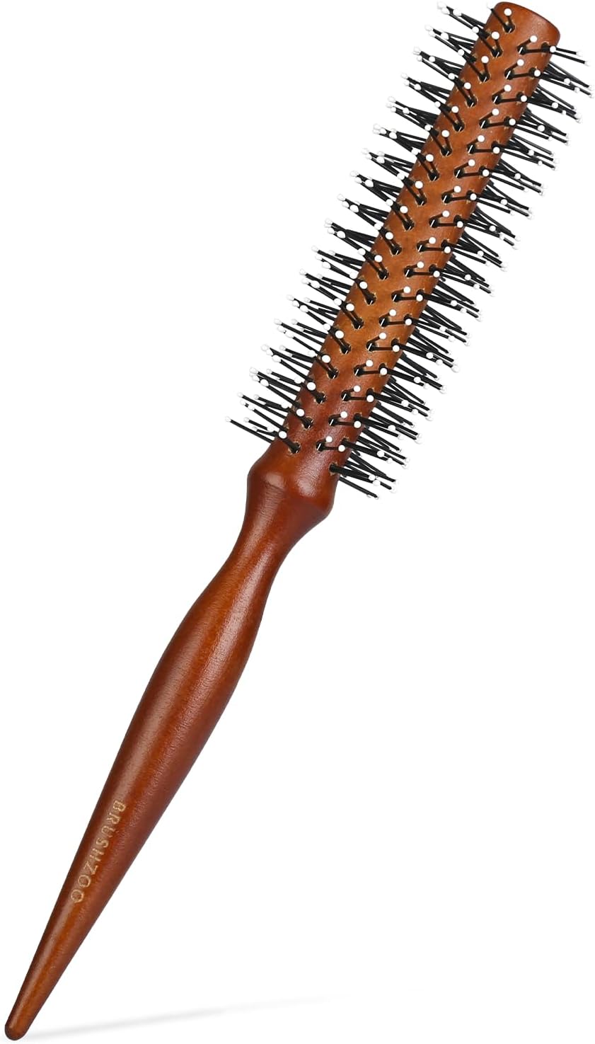 Amazon.com : BRUSHZOO Round Brush, Small Round Hair Brush for Blow ...