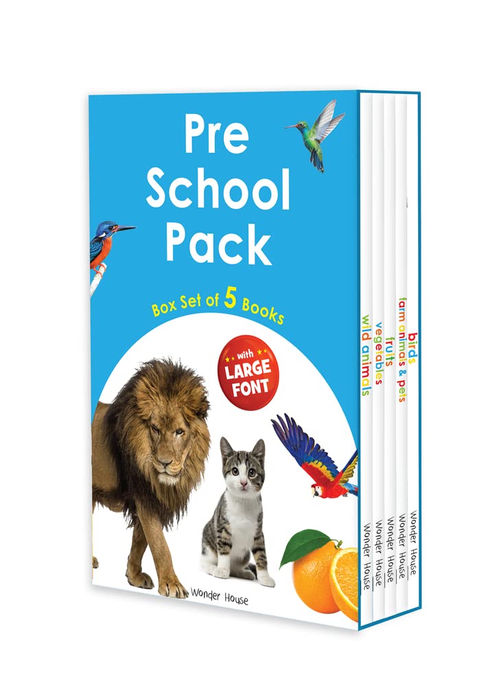 Amazon.com: Pre School Pack: Box Set of 5 Books (Big Board Books ...