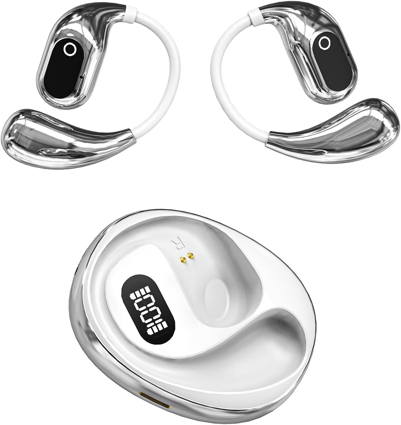 Amazon.com: GGSTOPWATER Open Ear Headphones Wireless Bluetooth 5.4, OWS ...