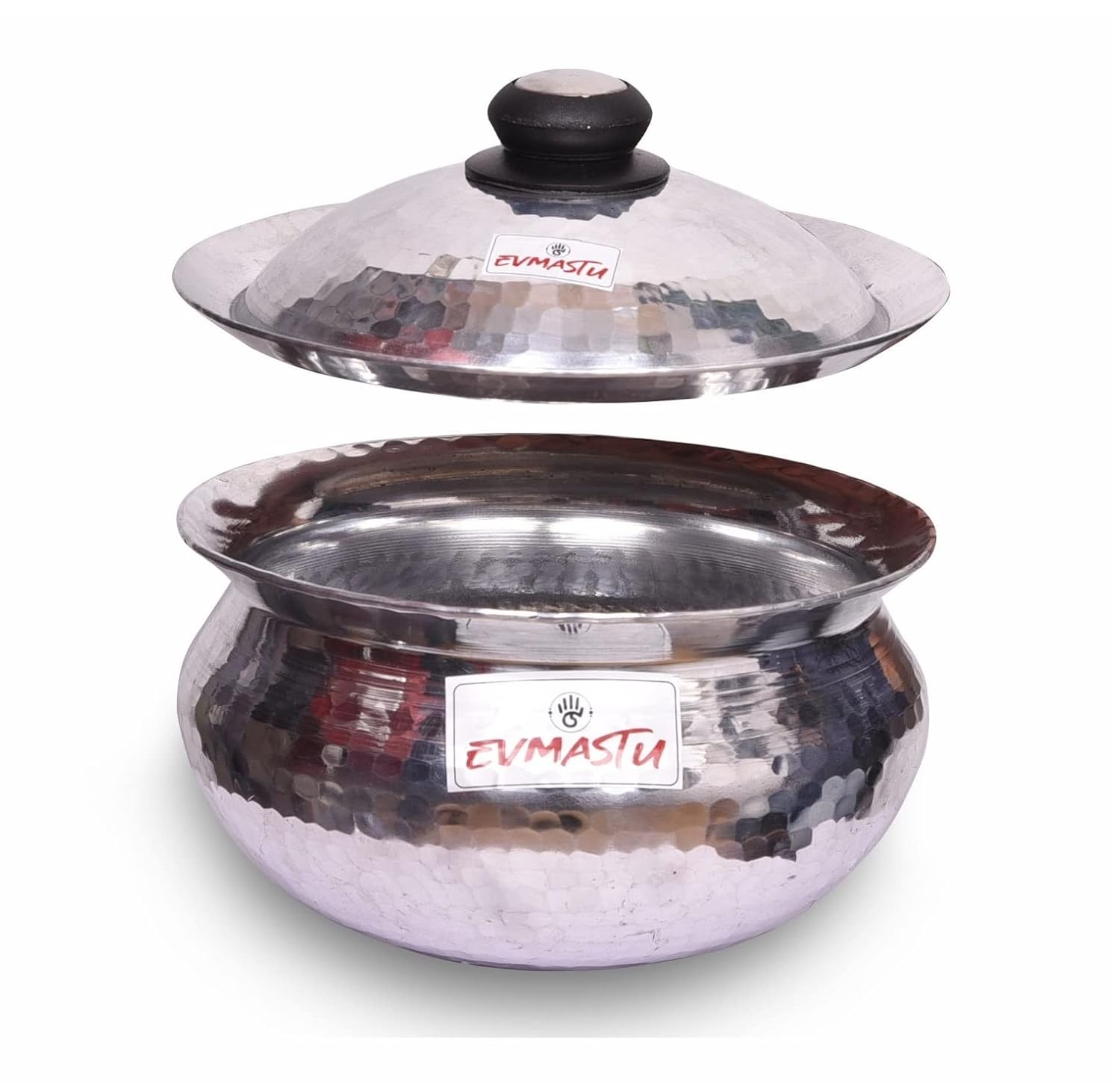 Buy EVMASTU Dum Biryani Cooking Handi 3.5 litres | Anodized Aluminium ...