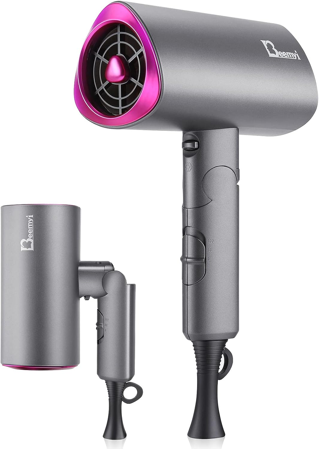 Amazon | Beemyi ドライヤー ヘアドライヤー 人気 ランキング 大風量 2000万マイナスイオン付き 速乾ドライヤー 3段階温度 ...