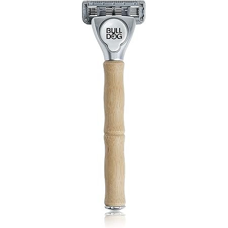 Amazon.com: BULLDOG Skincare - Original Bamboo Razor for Men + Extra ...