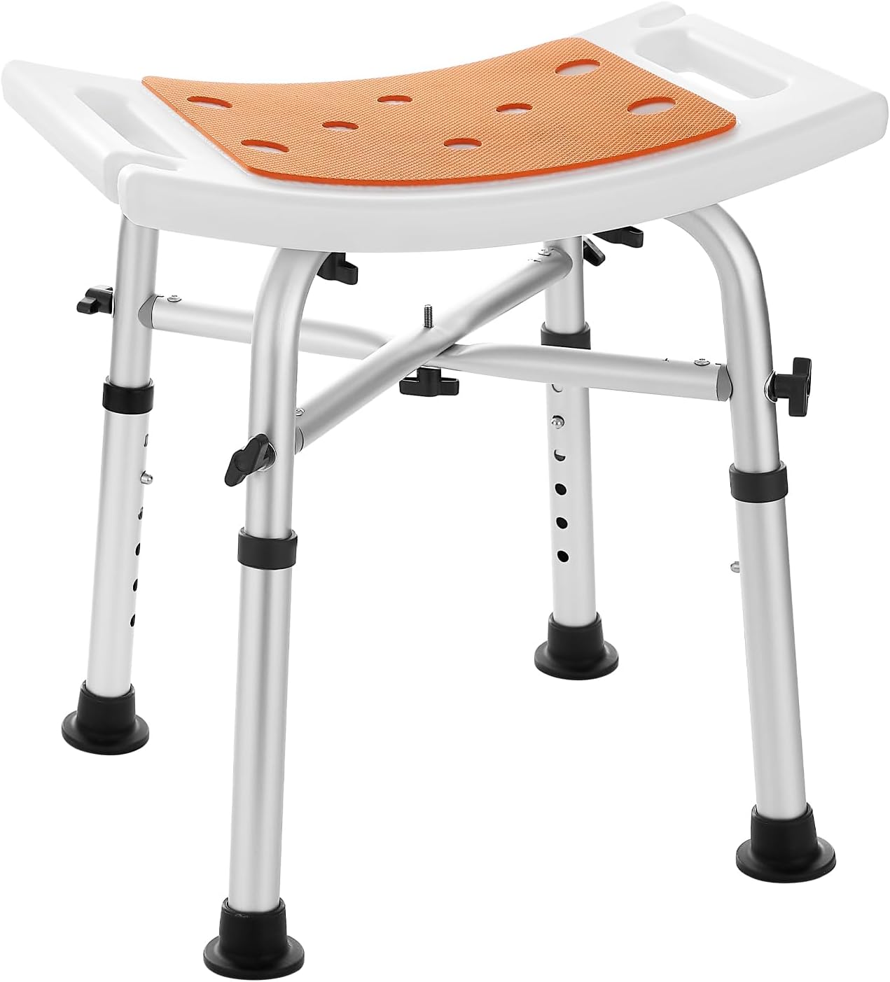 Amazon.com: Shower Chair Bath Stool Seat 350 Lbs, Height Adjustable ...