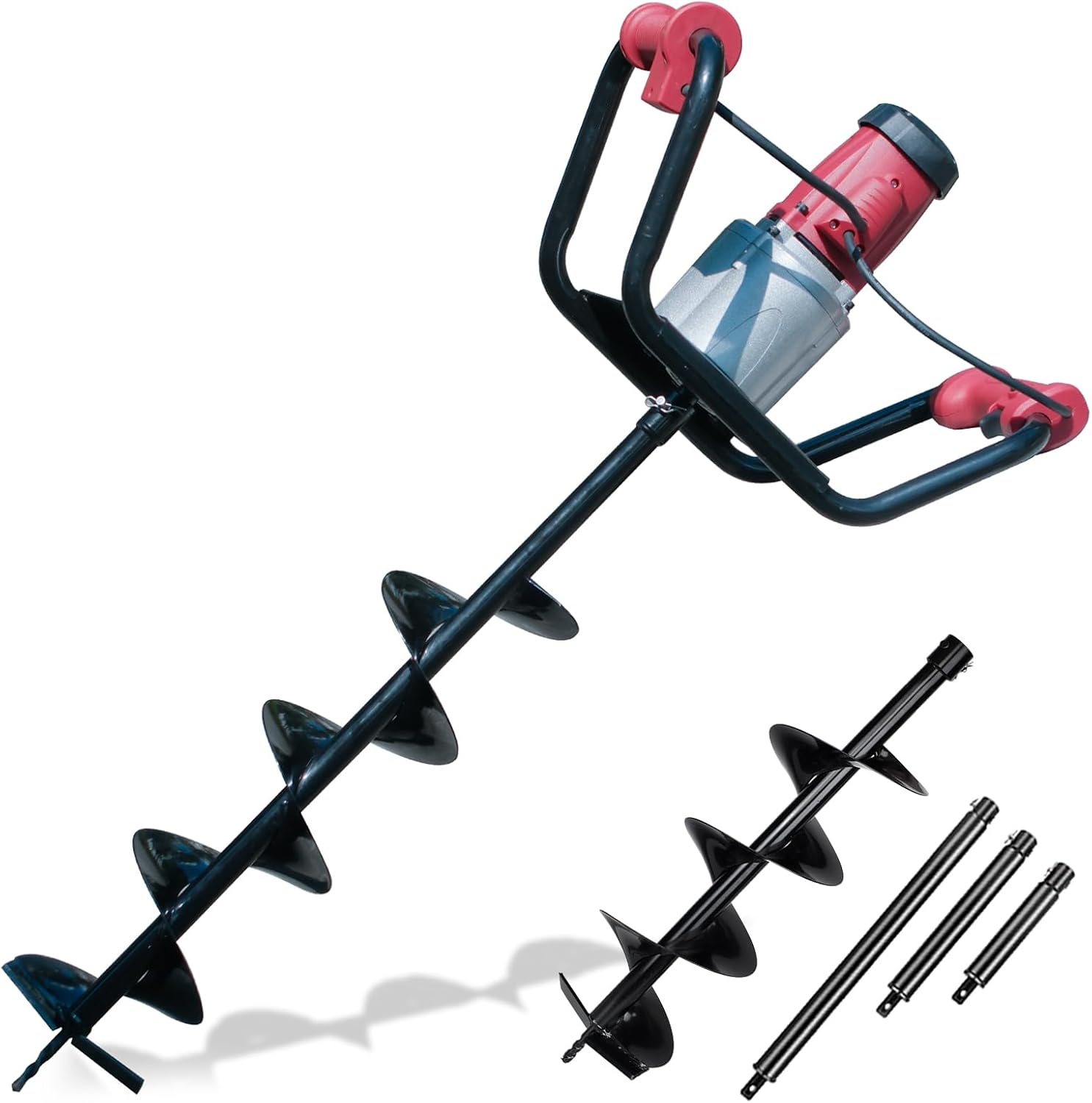 Amazon.com: DC HOUSE 1500W Electric Post Hole Digger Earth Auger Hole ...