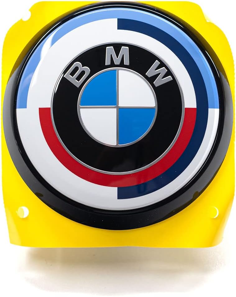 BMW Genuine Badge 50 Years M 82mm Diameter 51148087198 : Amazon.co.uk ...