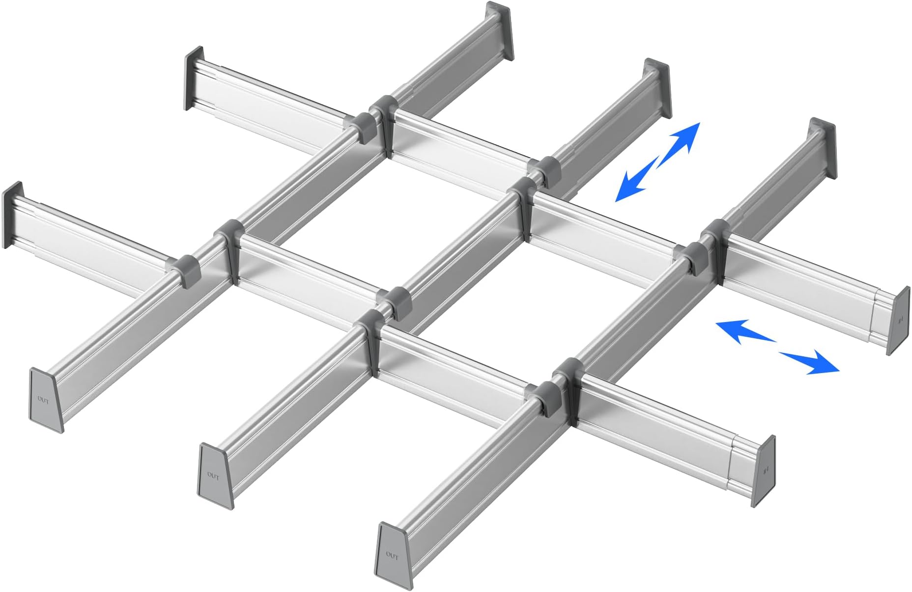 Amazon.com - niffgaff Drawer Divider Expandable Drawer Organizer ...