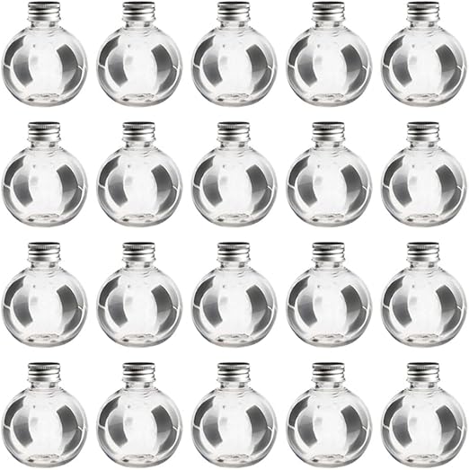 Amazon.com: SEWACC 20pcs 150ml Transparent Bulb Bottle Clear Plastic ...