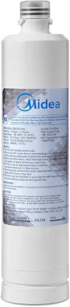 Amazon.com: Midea MIWF8200 Twist-in Refrigerator Water Filter, 200 ...