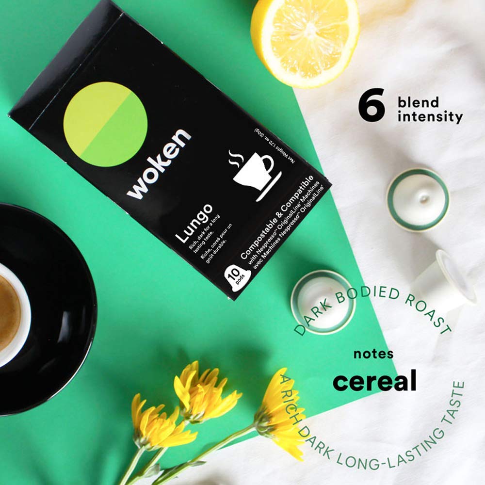 Buy WOKEN ECO Italian Espresso 60 Pods | 100% Compostable ...