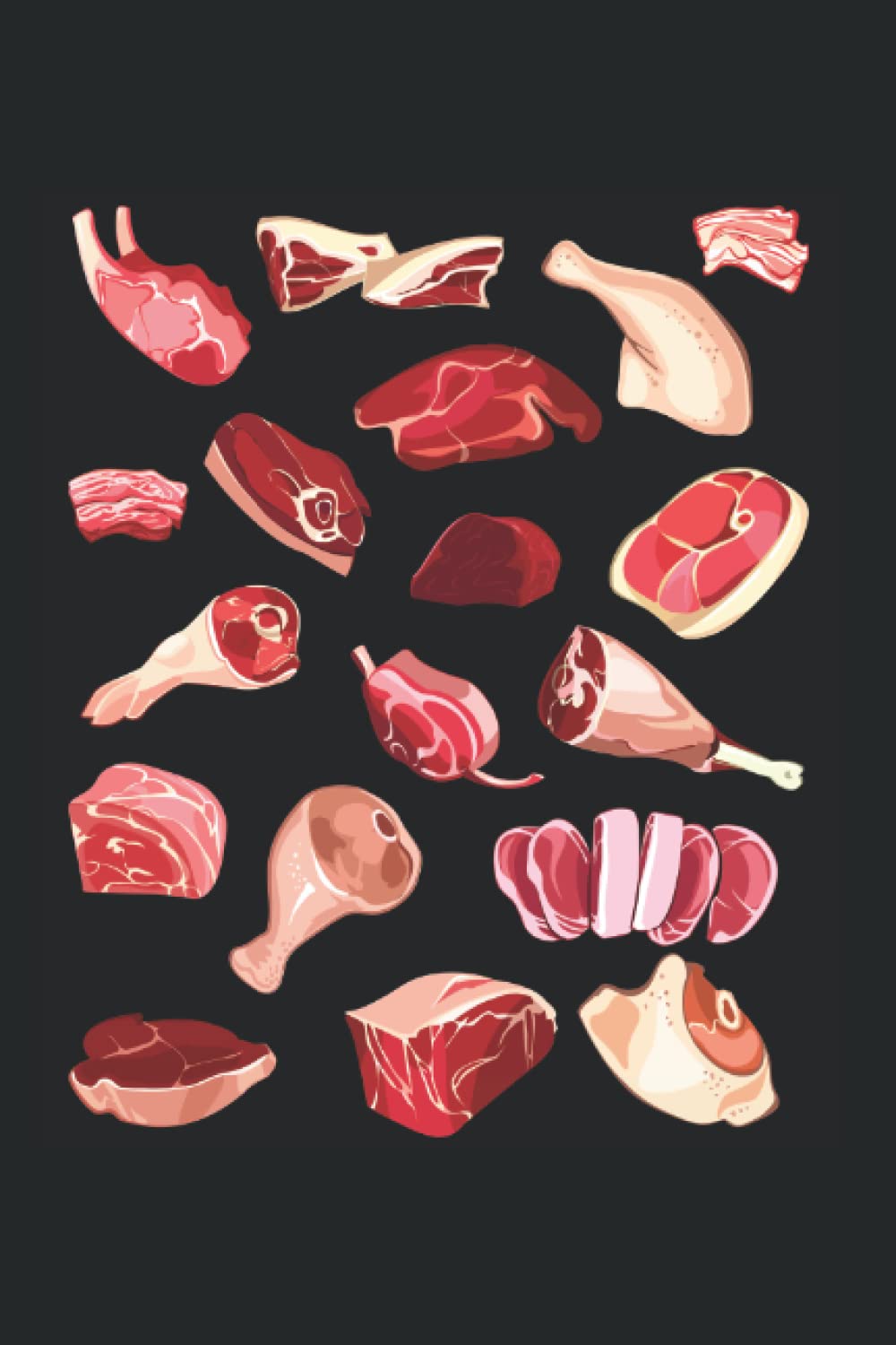 Meatcore Aesthetic Meat Collection: Sketchbook & Blank Notebook 6x9 for ...