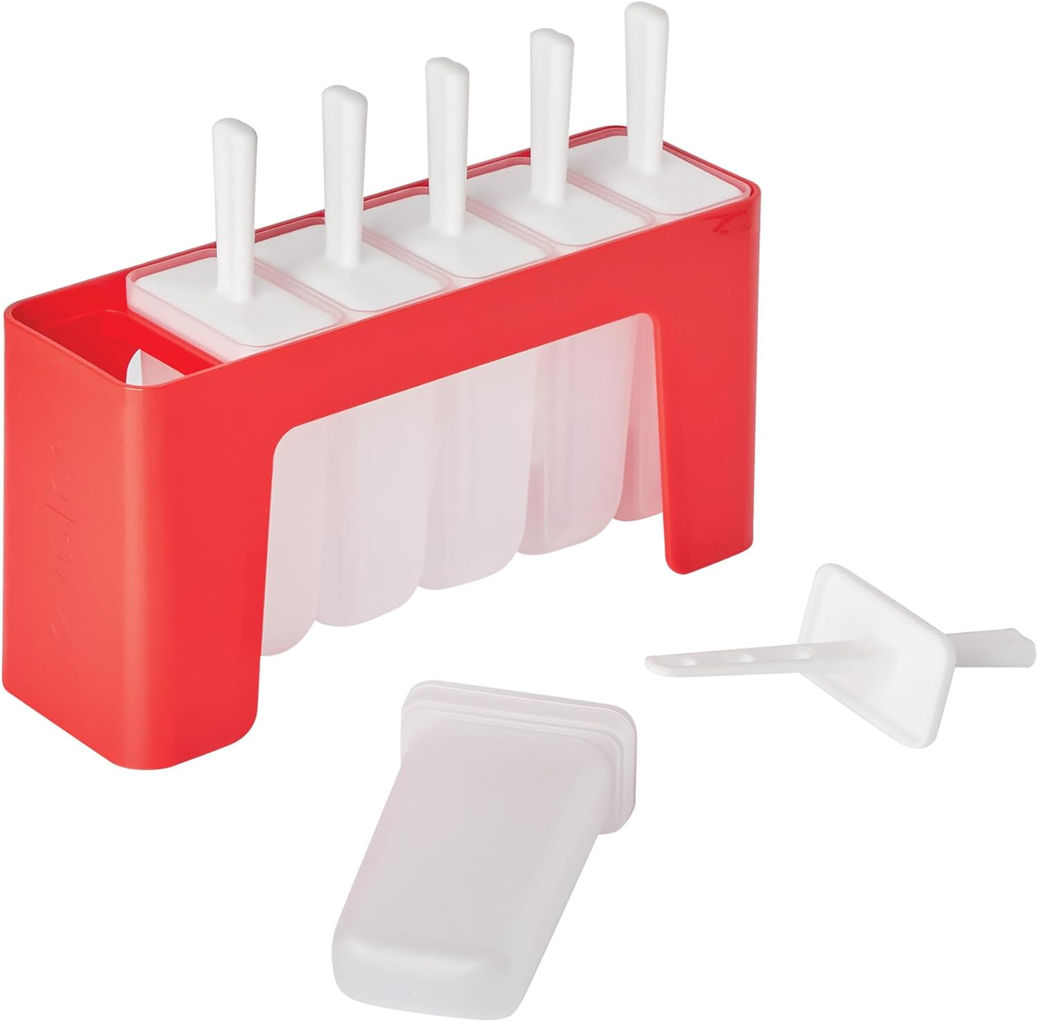 Amazon.com: Tovolo Silicone Modern Popsicle Molds with Tray (Candy ...