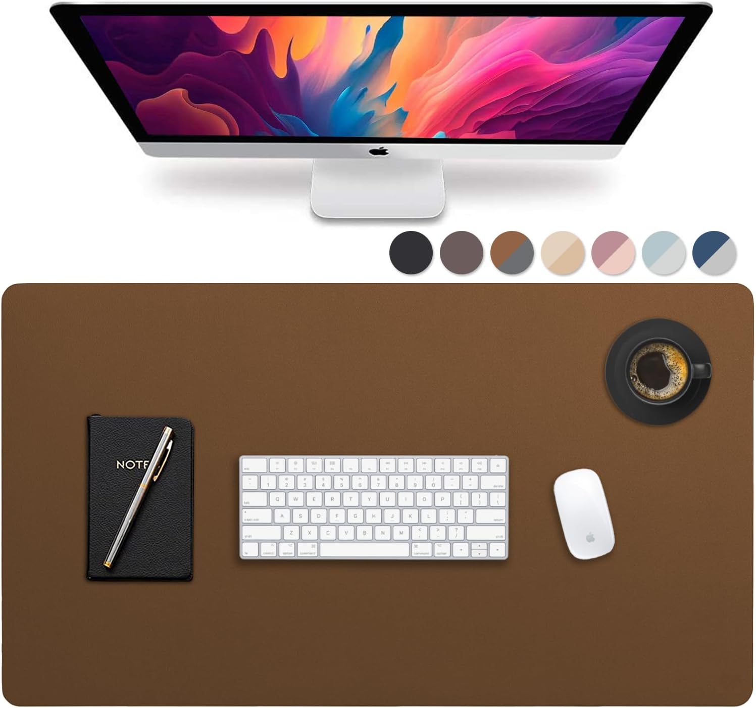 Amazon.com : 24 X 36 Inch Multifunctional Office Felt Desk Pad Desk ...