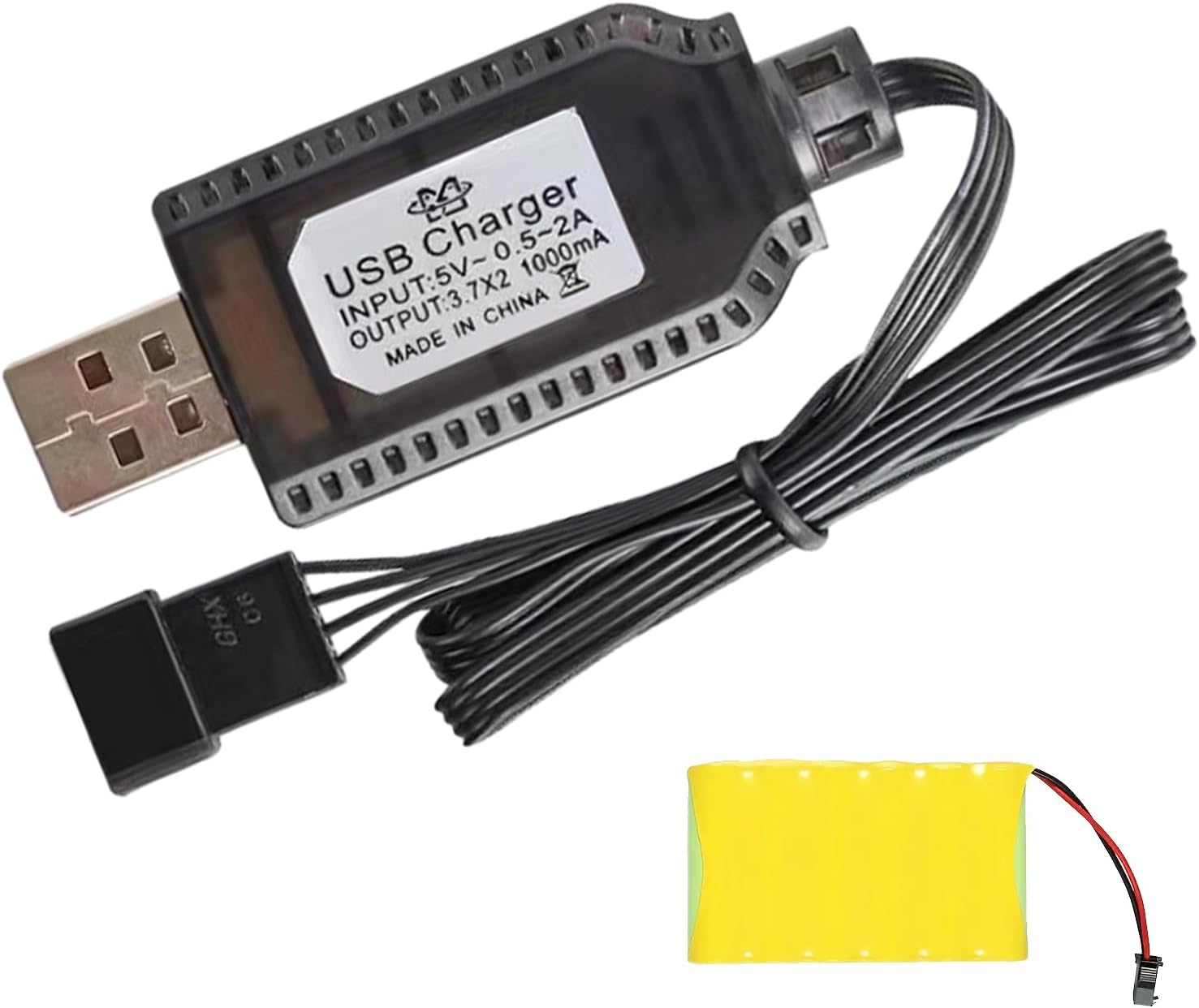 RC Charger Cable - 7.4V 1000mA Fast Charging Cable for Toy Battery,RC ...