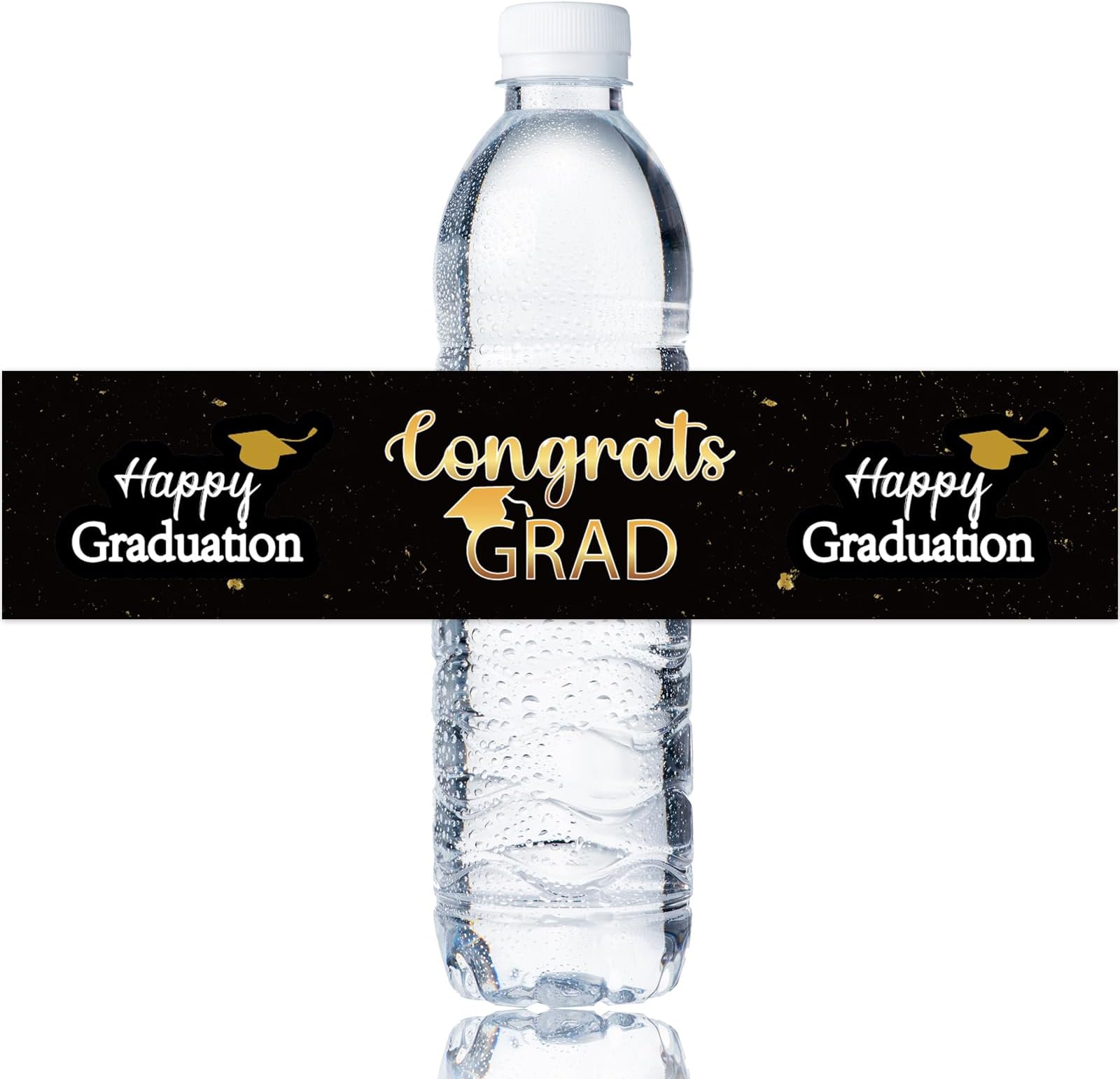 Amazon.com: Maicaiffe Congrats Grad Water Bottle Stickers, Happy ...