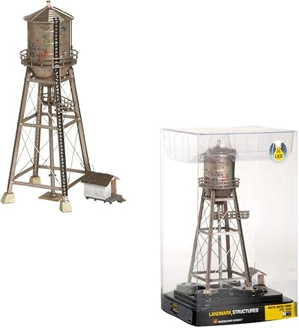 Amazon.com: Woodland Scenics BR4954 N Built-Up Rustic Water Tower ...