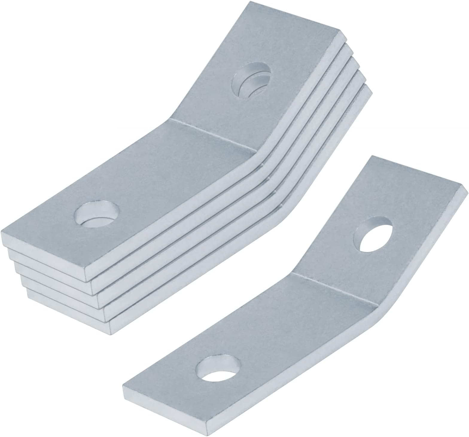 Amazon.com: 6 Pack 30 Degree Angular Fitting, 2 Hole Strut Corner Bracket for 1-5/8" Strut ...