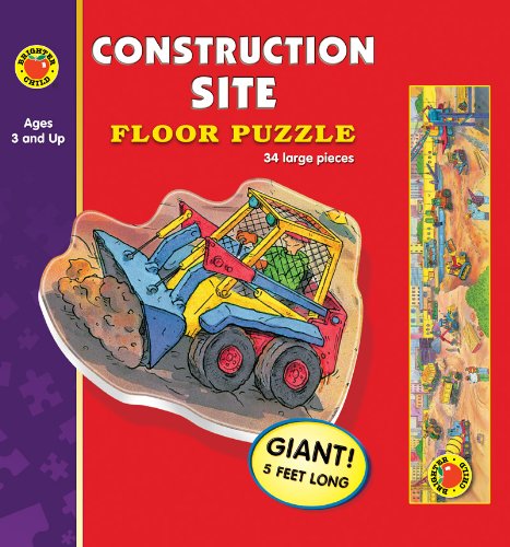 Amazon | Construction Site Floor Puzzle (Giant Floor Puzzles) | School ...