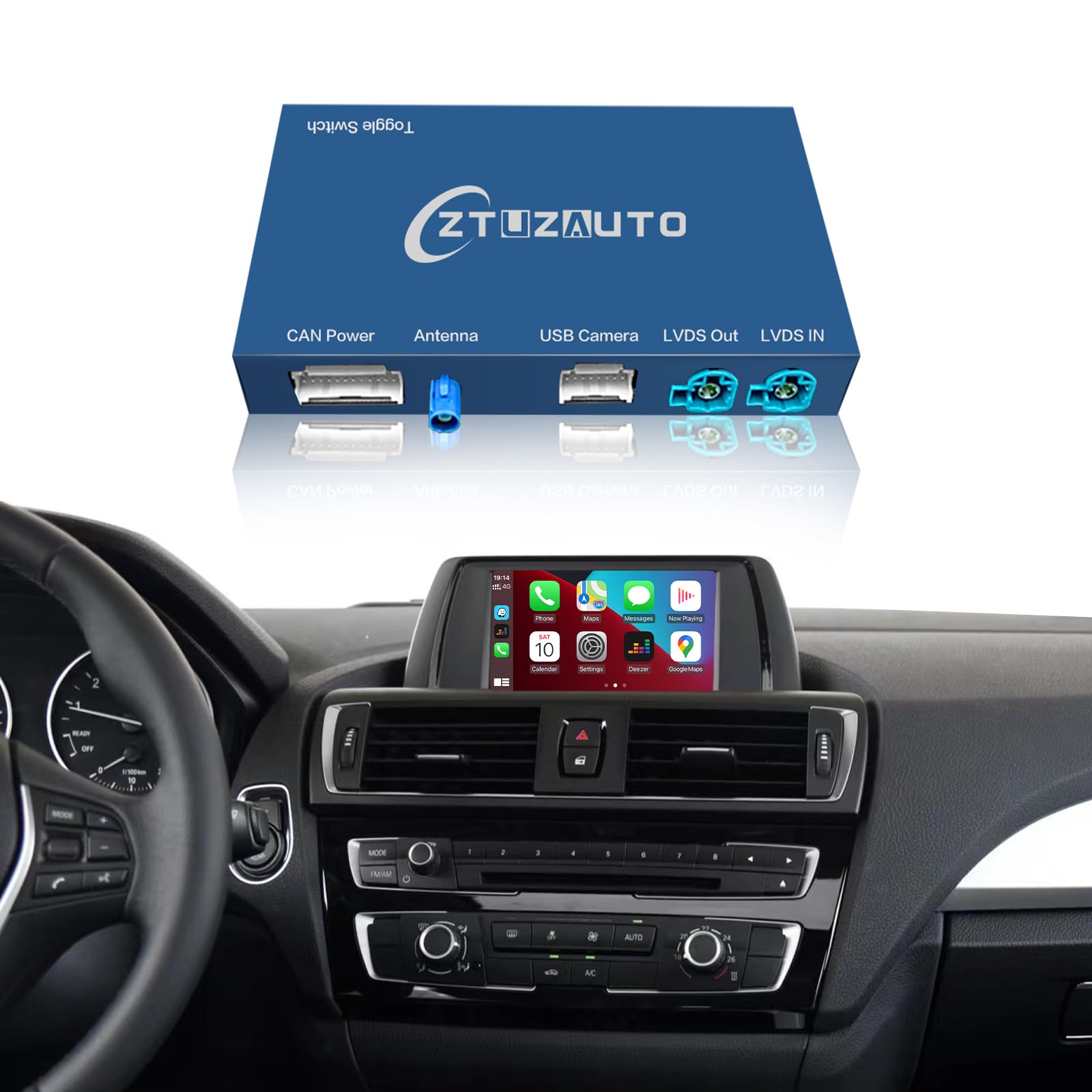 Buy Carplay Wireless Decoder for BMW 3 4 5 6 7 Series, Android Auto ...