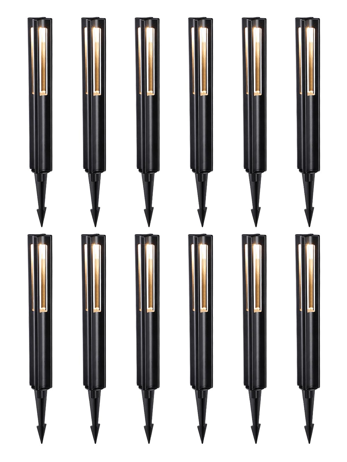 LEONLITE 12-Pack Low Voltage Landscape Lights, Unique Lighting Effects ...