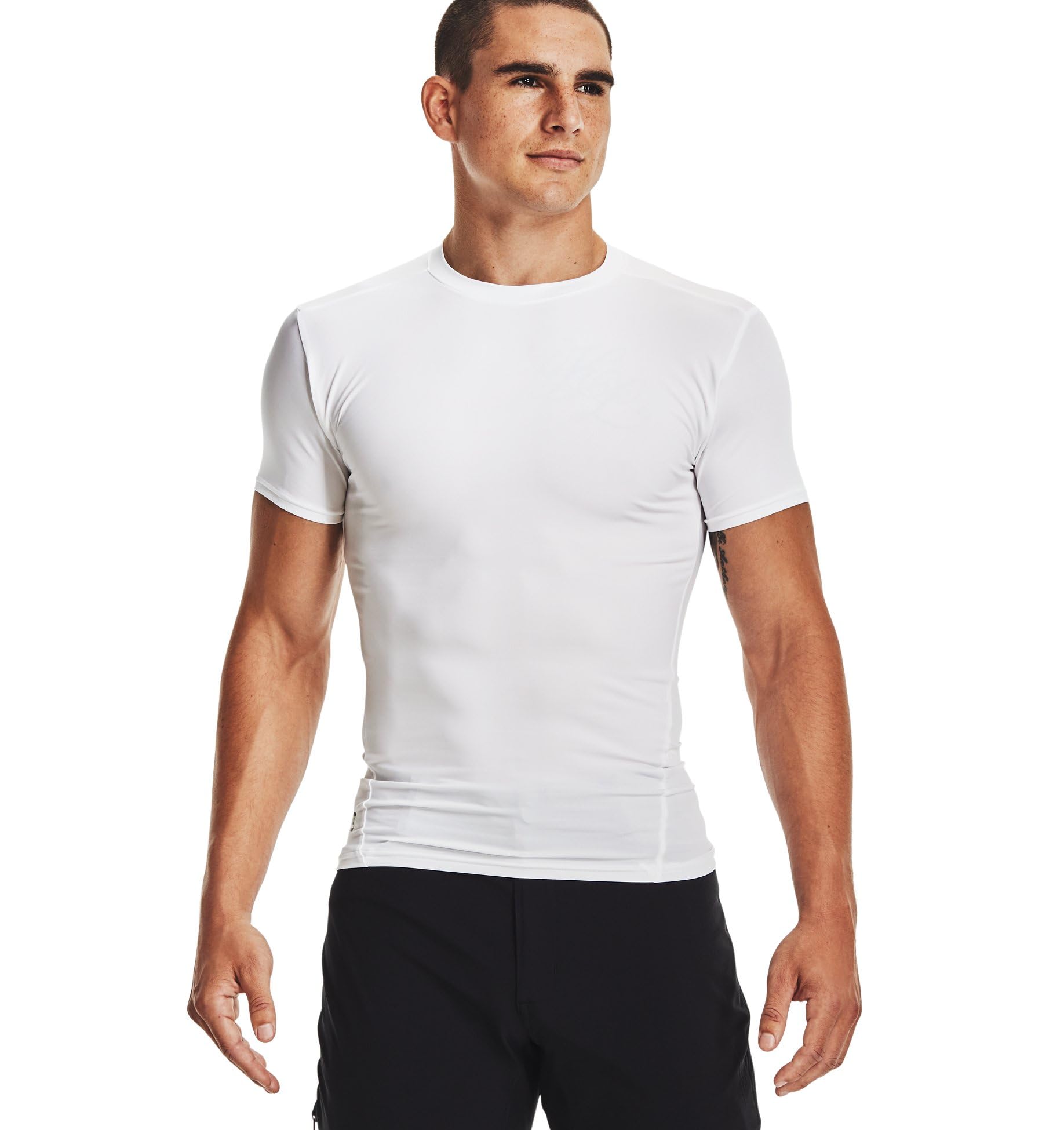 Amazon.com: Under Armour Men's HeatGear Tactical Compression Short ...