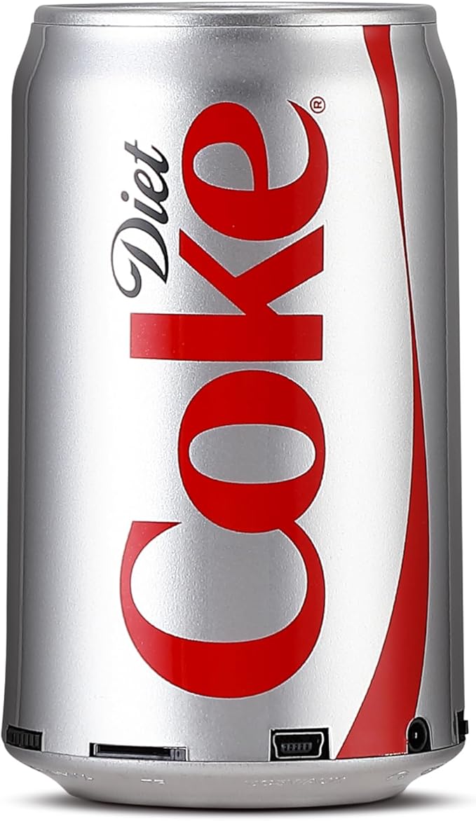 Amazon.com: Gabba Goods Diet Coke Can Shape Bluetooth Speaker, Portable ...