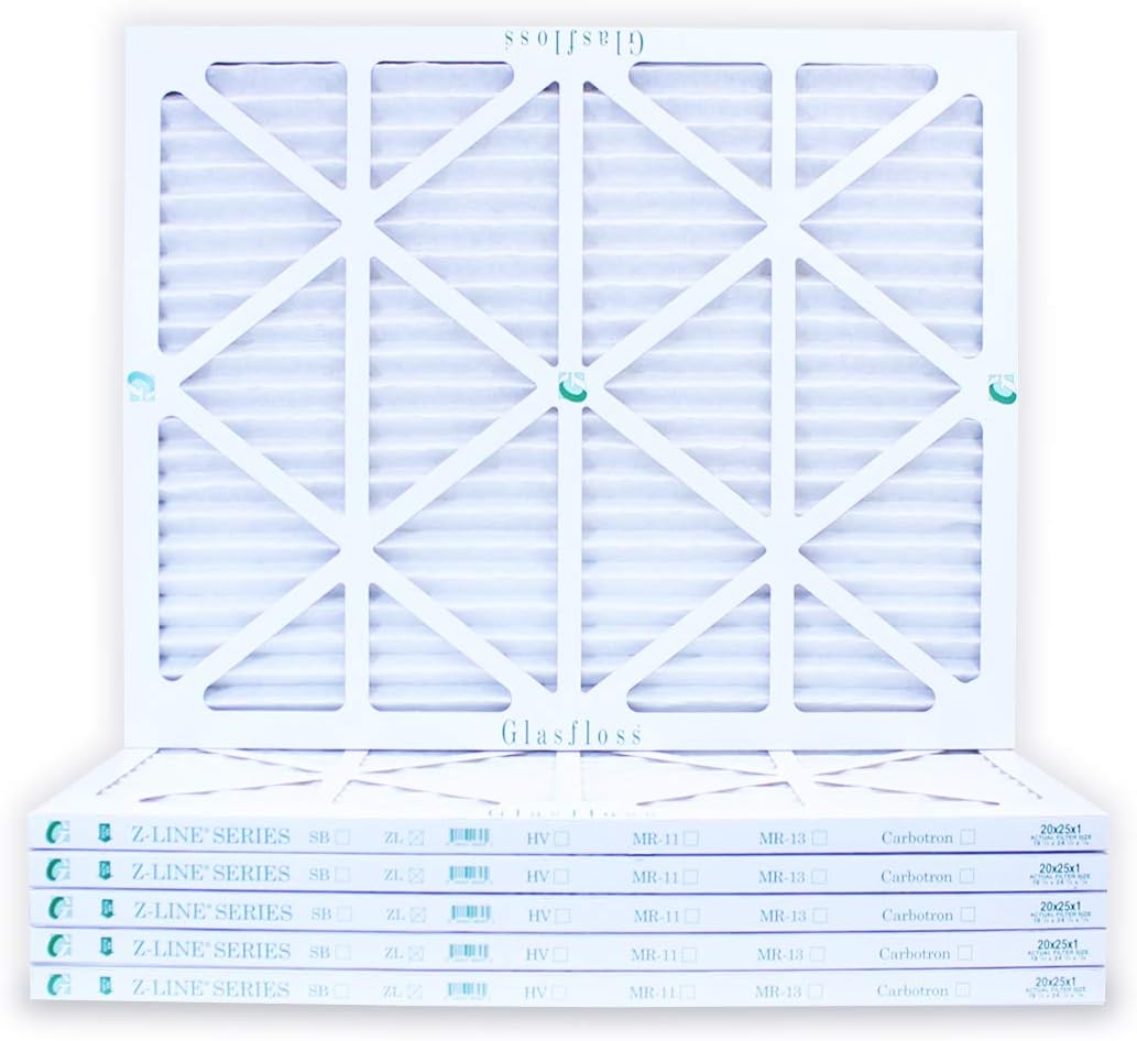 16x25x4 Air Filter MERV 10 by Glasfloss Industries Z-Line Series ...