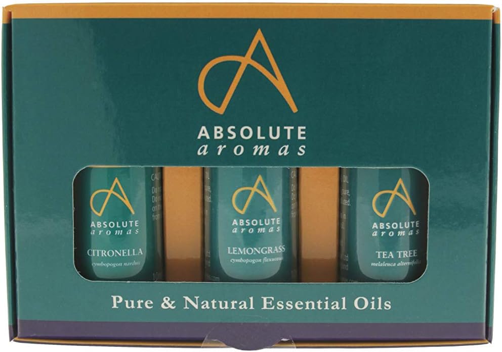 Absolute Aromas Summer Essential Oils Pack - Set of 3 x 10ml - 100% ...