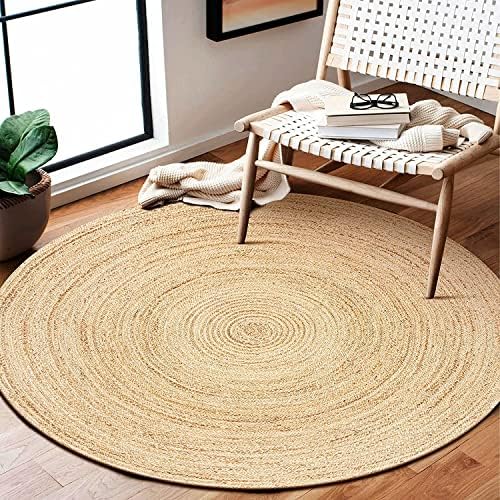 Amazon.com: EXPORT PROFILE Handmade Reversible Round Area Rug, 2 Feet ...