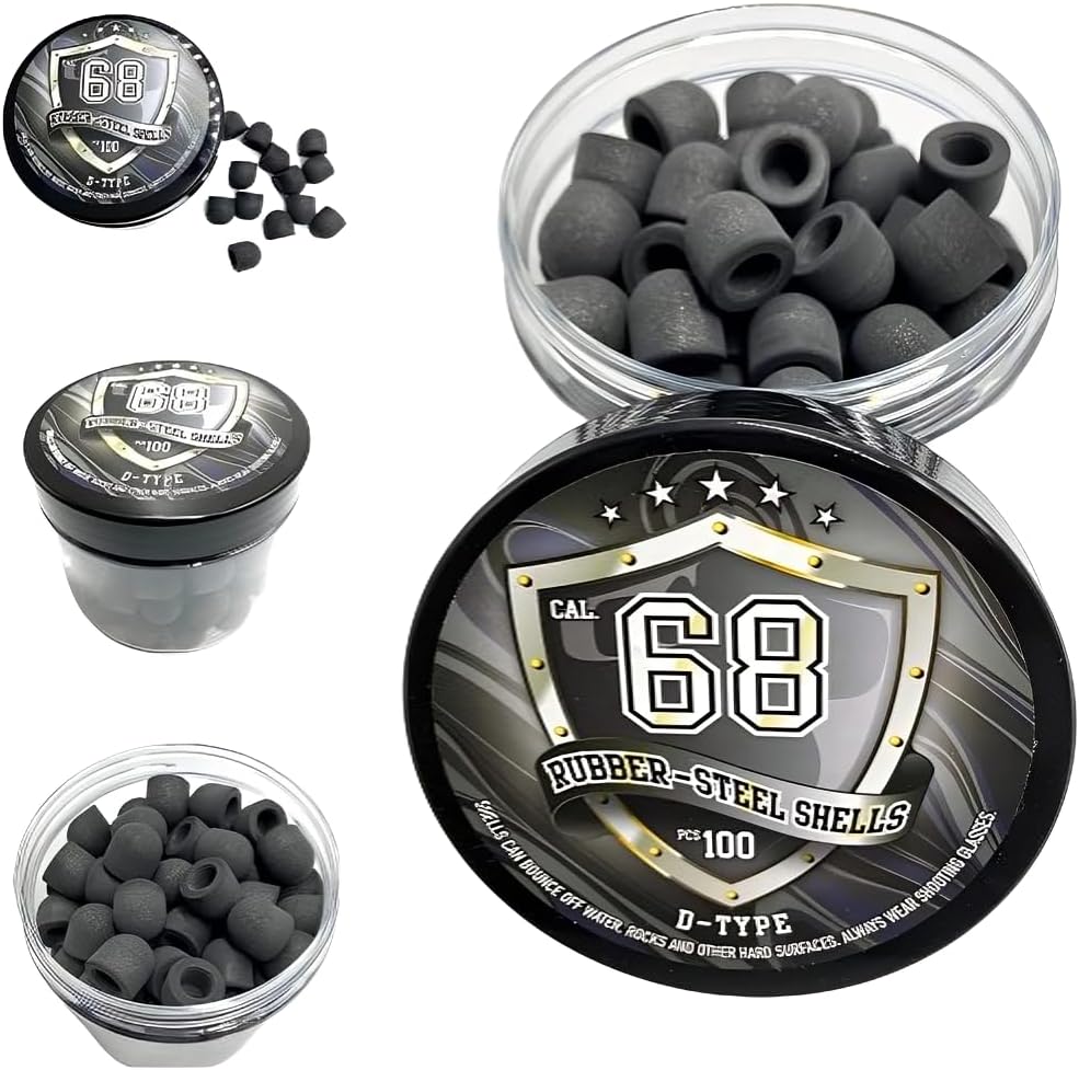 D-Shaped Rubber-Steel Balls Hard Mix Rubber Steel Shells Rubber Balls ...