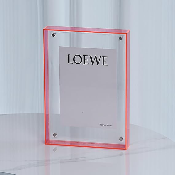 Yawdil Farbiger Acryl-Bilderrahmen, transparenter dekorativer ...