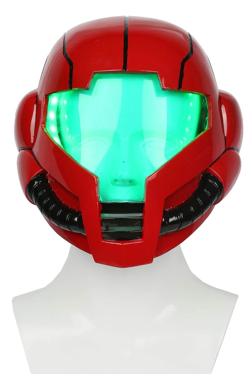 Buy x-costume Metroid Samus Cosplay Helmet,Deluxe Red Soft Resin Helmet ...