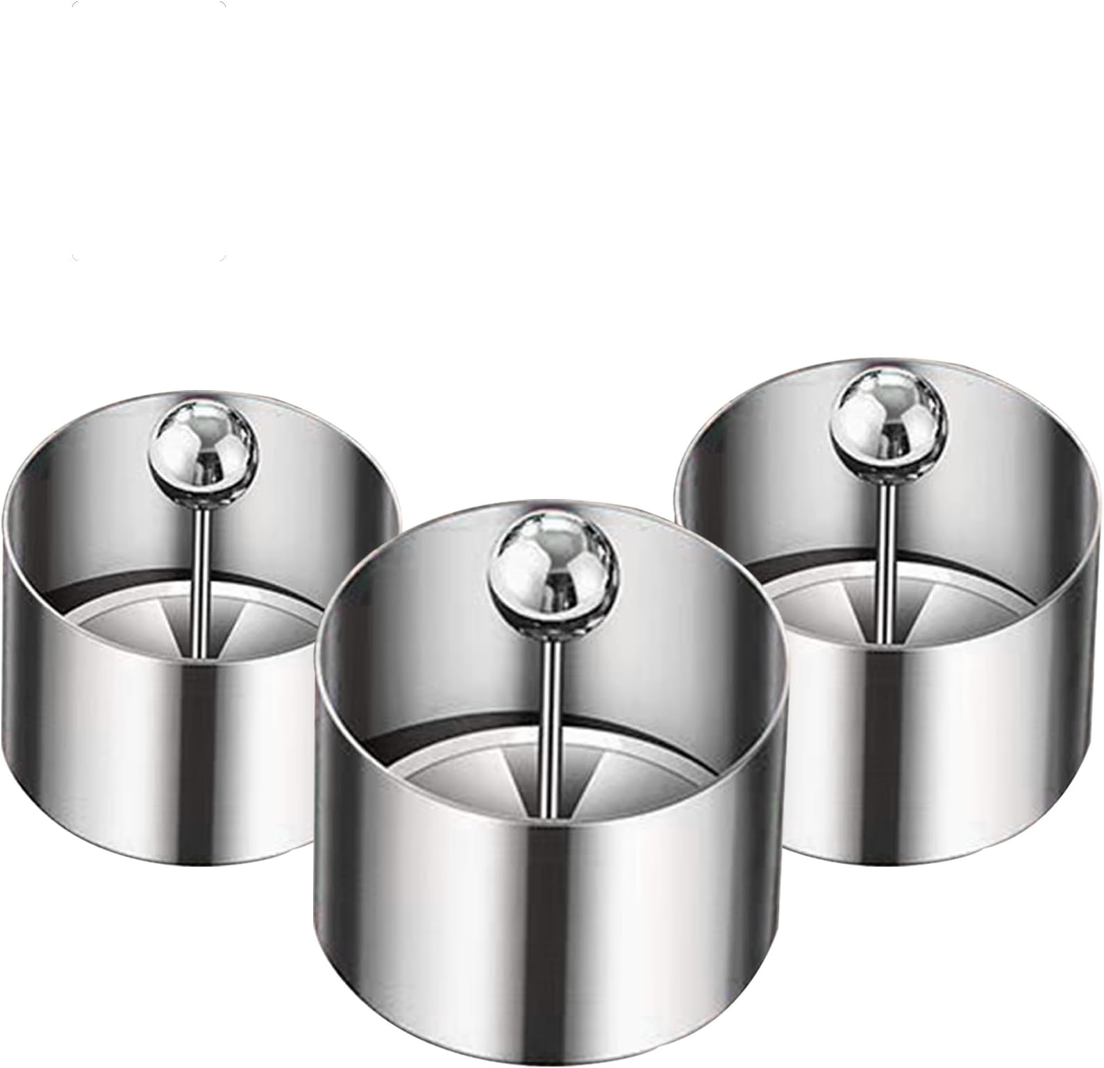 Amazon.com: Set of 3 - Round Stainless Steel Cake Rings, Mousse Cake ...