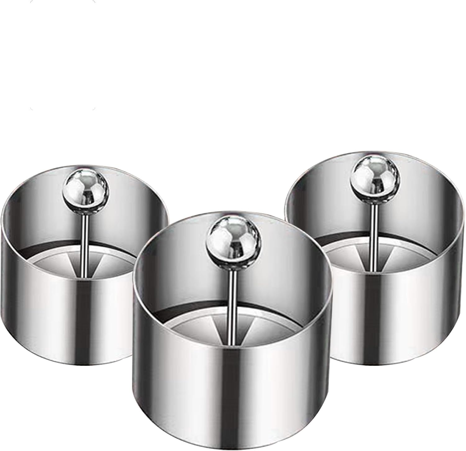 Amazon.com: Set of 3 - Round Stainless Steel Cake Rings, Mousse Cake ...