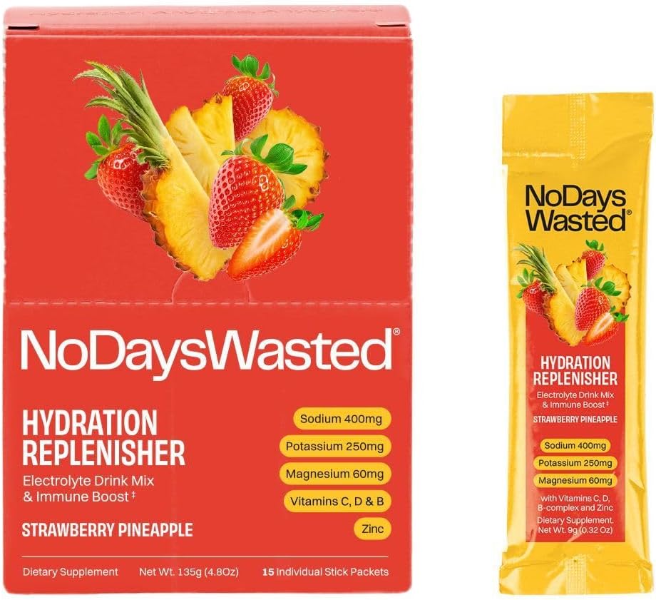 Amazon.com: Hydration Replenisher Electrolyte Replacement Stick Packets ...