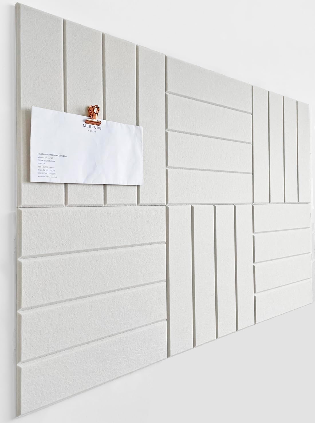 DECORETTA Cork Board Alternative - 6 Pack Felt Wall Tiles with Safe ...