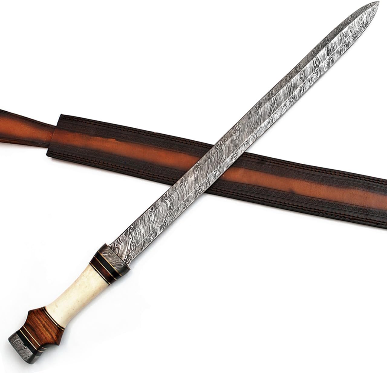 Amazon.com : Armory Replicas™ Roman Infantry Army Spatha Damascus Steel ...