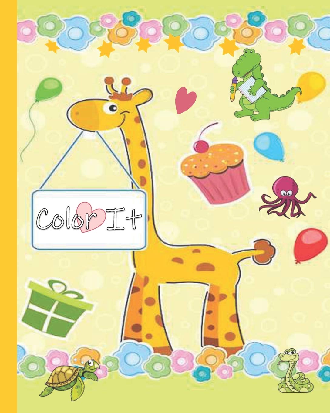 Buy Color It: A coloring Book for Kids to Learn the English Alphabet ...