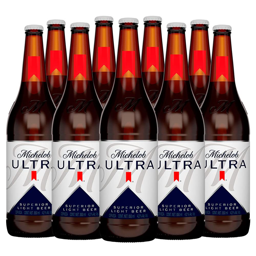 Cerveza Michelob Ultra 12 Botellas de 850 ml, Baja en Calorias, Cerveza ...