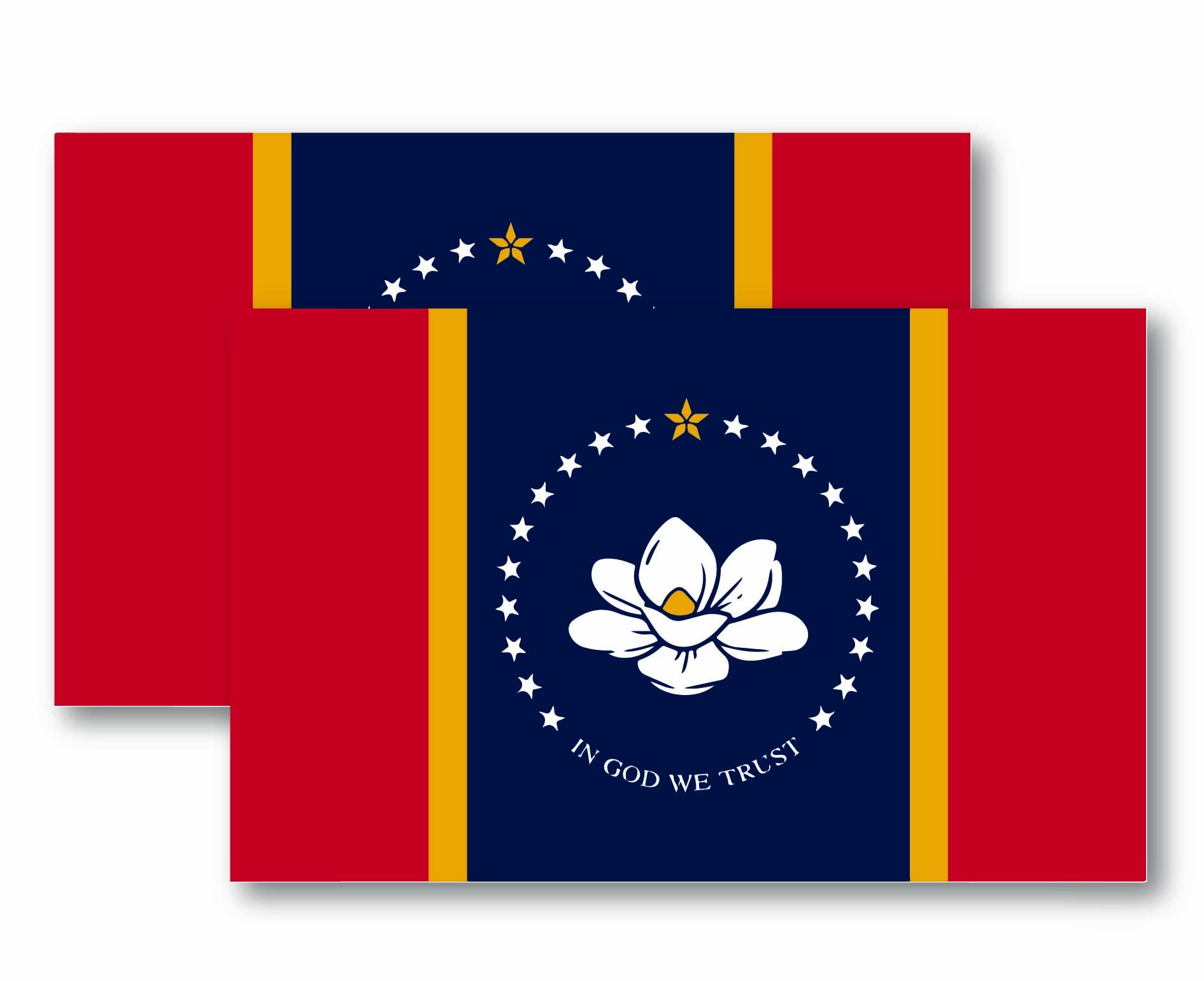 Wardrobe Hangers 2-Piece Mississippi Flag Stickers - 3 & 5 Inch ...