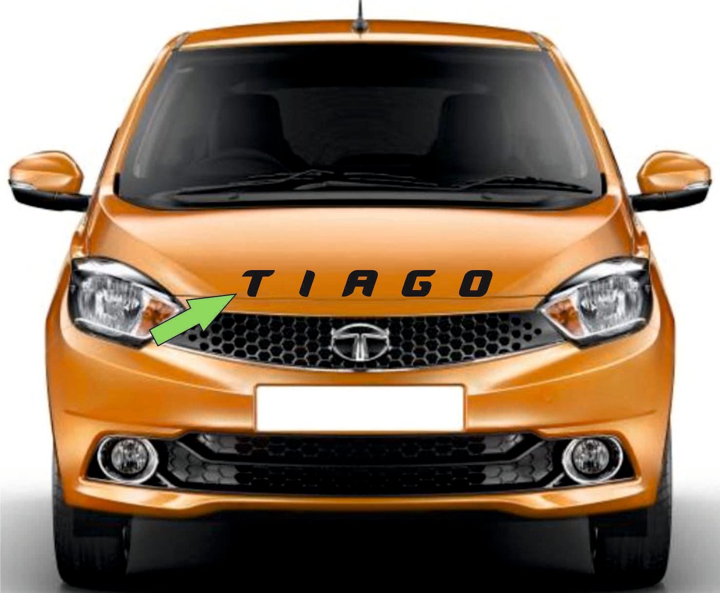 Tiago 3D Letters for car_ Black : Amazon.in: Car & Motorbike