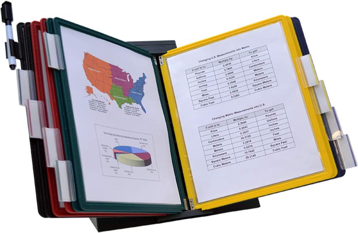 Amazon.com : Ultimate Office DocuMate 10-Pocket Desk Reference ...