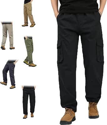Flex Cargo Pants for Men, Flexrover - Ultra Comfort Flex Fit Multi ...
