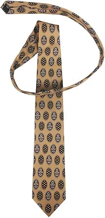 My Party Shirt Bill Lumbergh Patterned Tan Necktie - Costume Tie ...